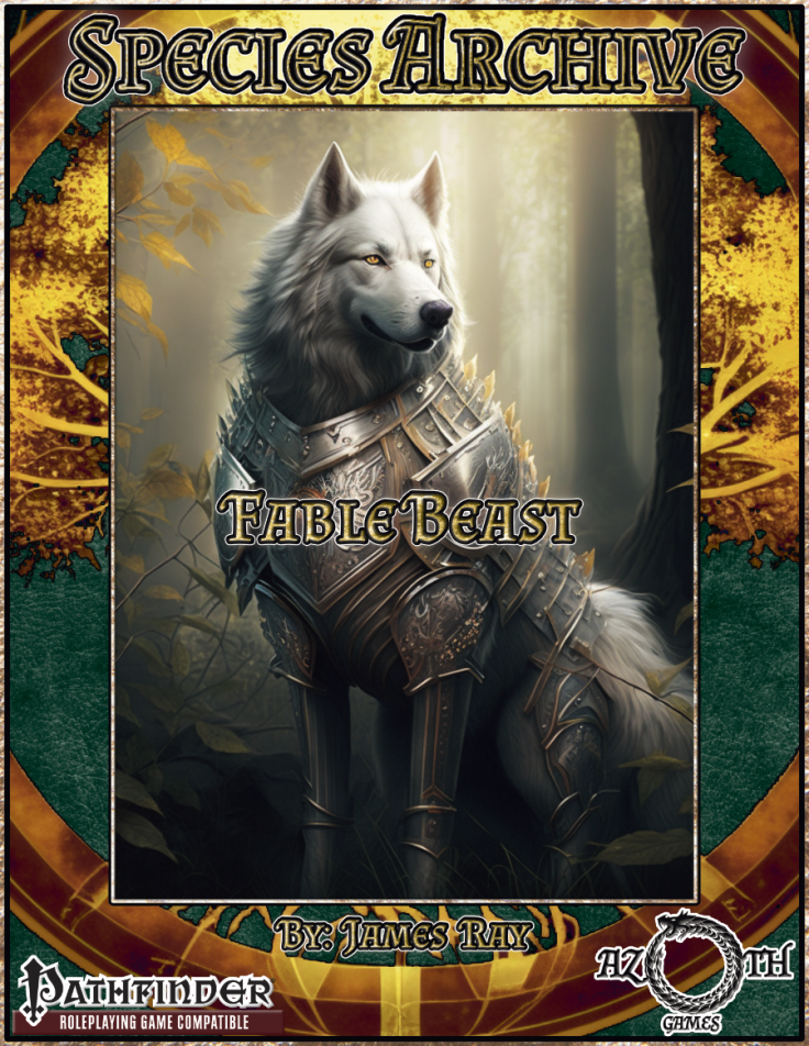 Species Archive: Fable Beast [Pathfinder 1E] – James Ray